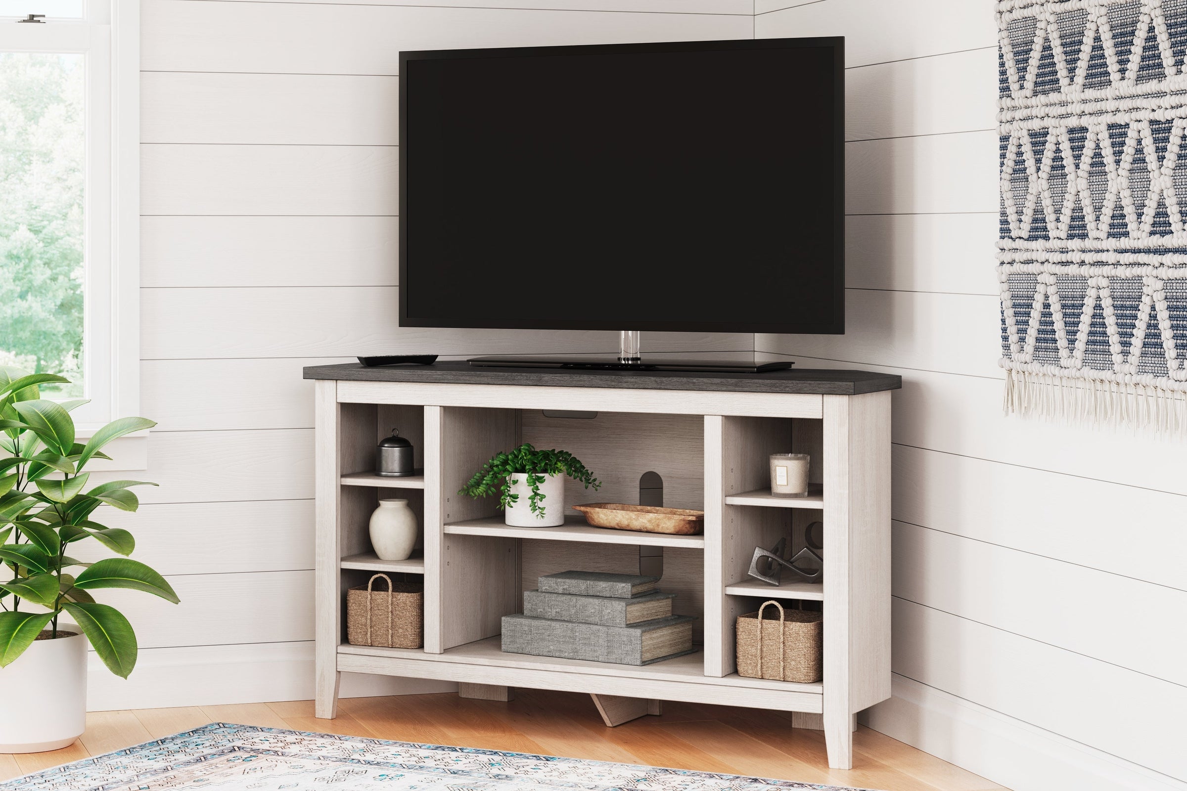 Dorrinson Corner TV Stand - Gate Furniture