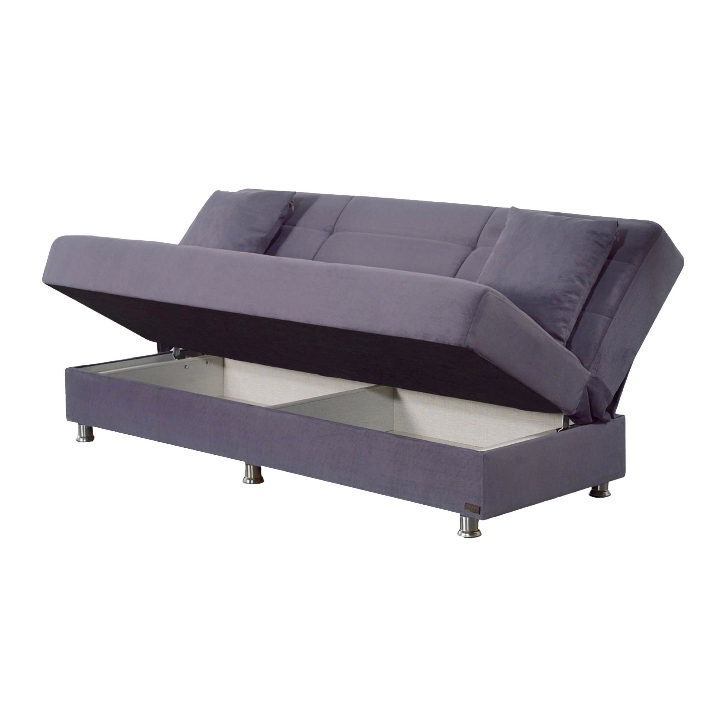 Ramsey 75 in. Convertible Sleeper Sofa in with Storage - Gate Furniture