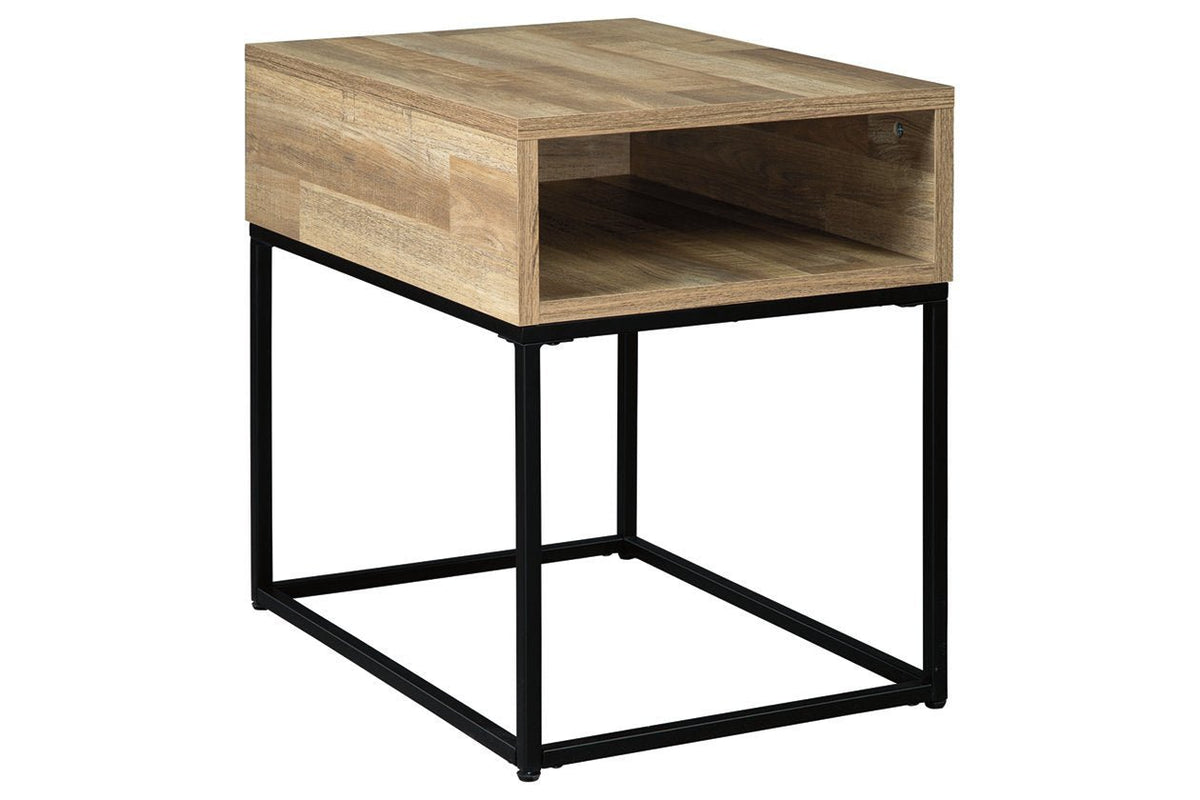 Gerdanet Natural End Table - Gate Furniture